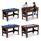 MD Sports 54" 4 in 1 Combo Game Table, Foosball, Hockey, Table Tennis ...