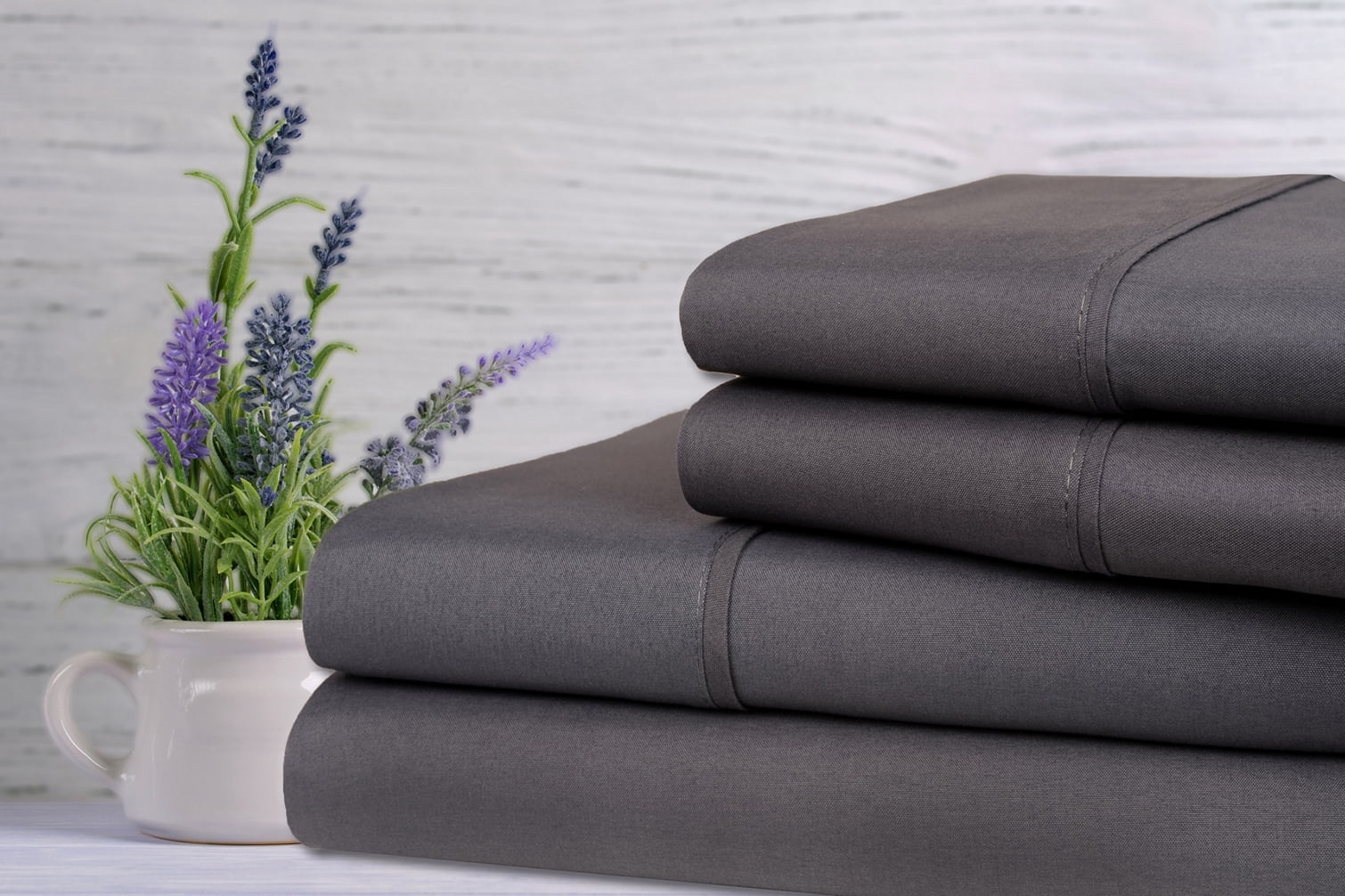 Rayon from Bamboo Lavender Infused Scented 4-Piece Sheet Set - 6 Colors ...