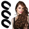 Jrocdr 3pcs 7 Colors Heatless Hair Curler Flexi Rods Heatless Curling Rod For All Hair Types No