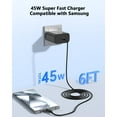 [2-Pack] 45W Super Fast Charger for Samsung S25 Ultra/S24 - USB C PPS ...