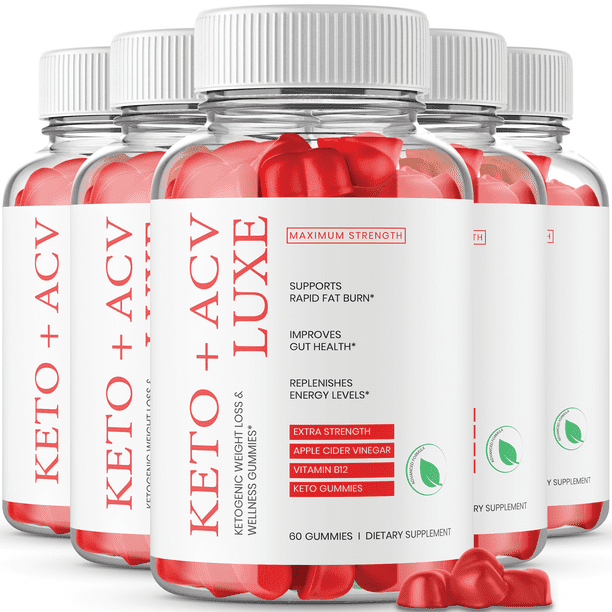 (5 Pack) Keto Luxe Gummies - Keto ACV Luxe Gummies Luxe Keto ACV Gummies Keto ACV Luxe Gummy AVC ...