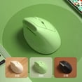 BOW Ergonomic Vertical Wireless Mouse, Rechargeable Silent Click ...
