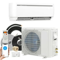 ROVSUN Wifi Enabled 18K BTU Mini Split AC/Heating System, 19 SEER ...