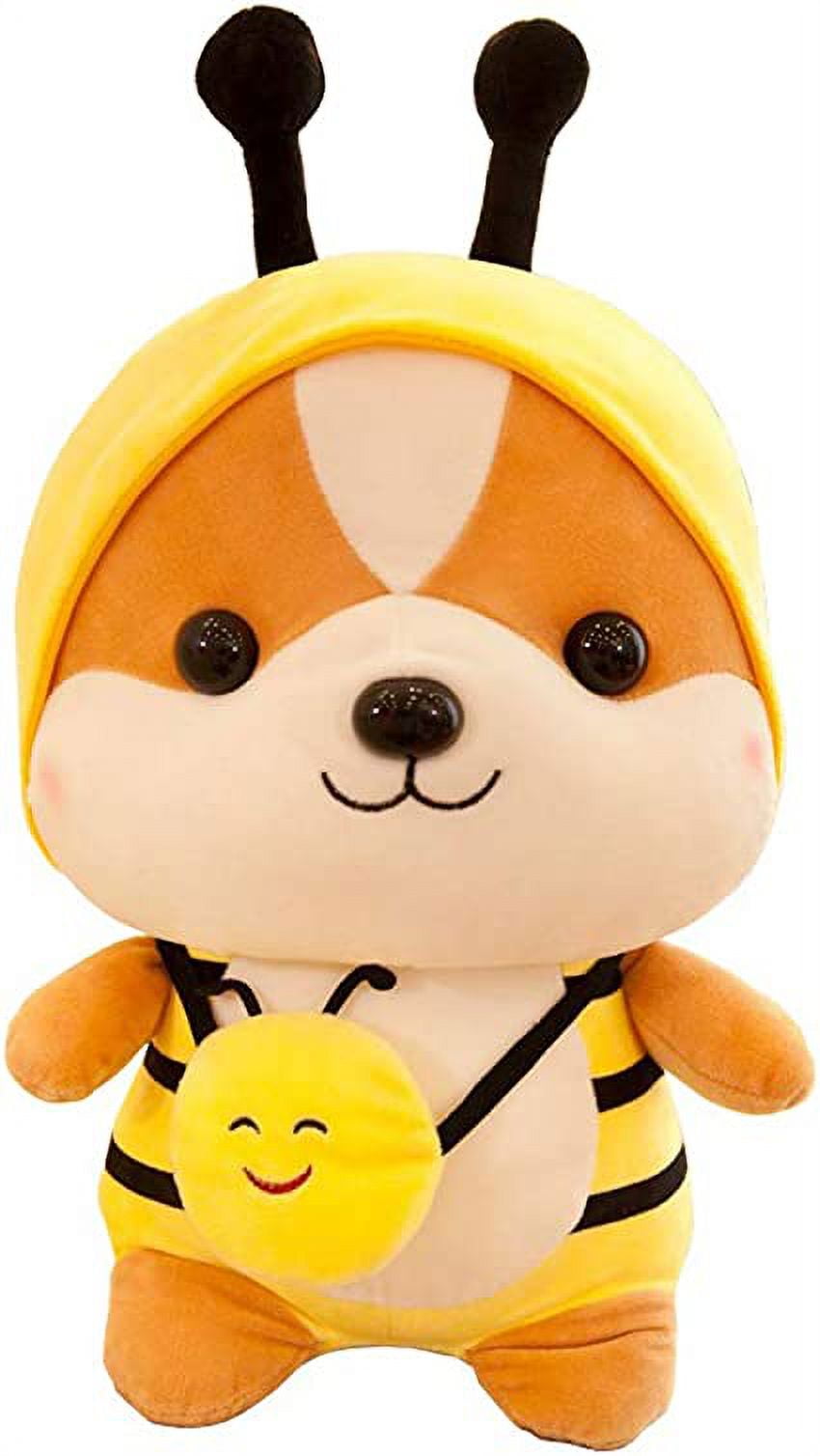 RV Ardilla tierna y suave (abeja, 25 cm) Linda y creativa muñeca de ...