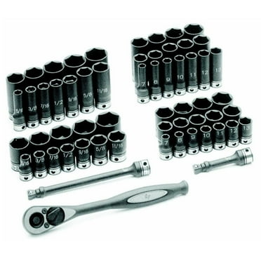 Grey Pneumatic 1326MD 26-Piece 1/2 in. Drive 6-Point Metric Deep Impact ...