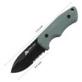 Ozark Trail 3 inch Tactical Knives Fixed Blade Knife with Sheath Gray ...