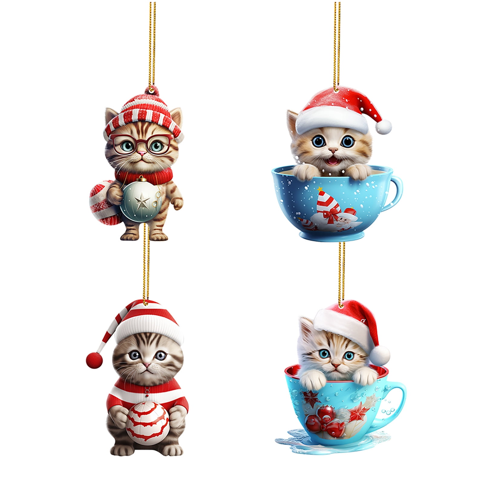 Click here for Visit The Sunlet Store 4pc Cute Christmas Style Ca... prices