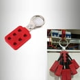 QSTDGVPW Lockout Tagout Hasp with Handle, Holds up to 6 Padlocks, 1 ...