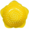 zak designs garden series 24 oz. plastic colanders, yellow - Walmart.com