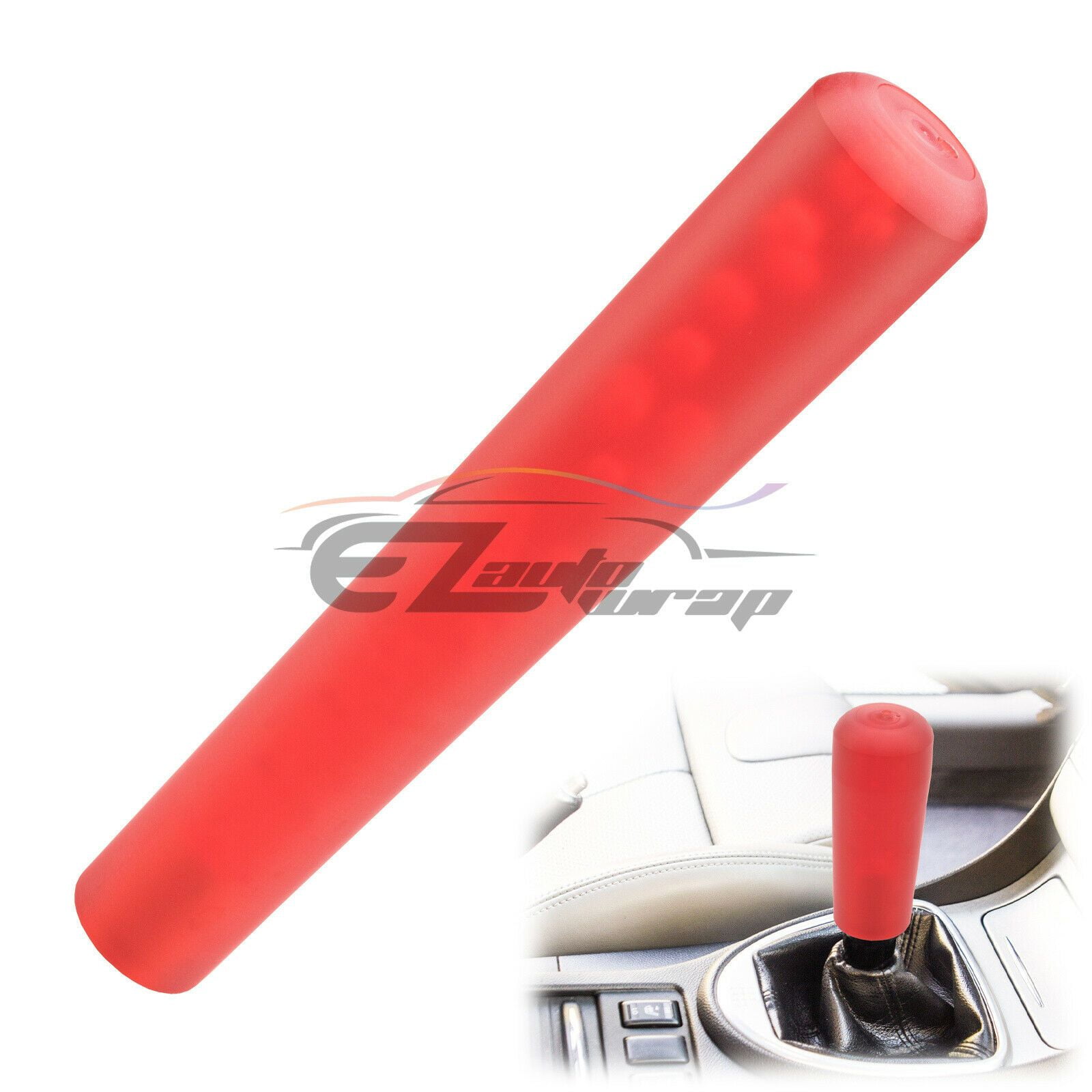 Red Shift Knob Stick Frosted Matte Crystal Bubble Long Throw Gear ...