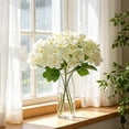 Artificial Hydrangeas and Impatiens Faux Flower Arrangements ...