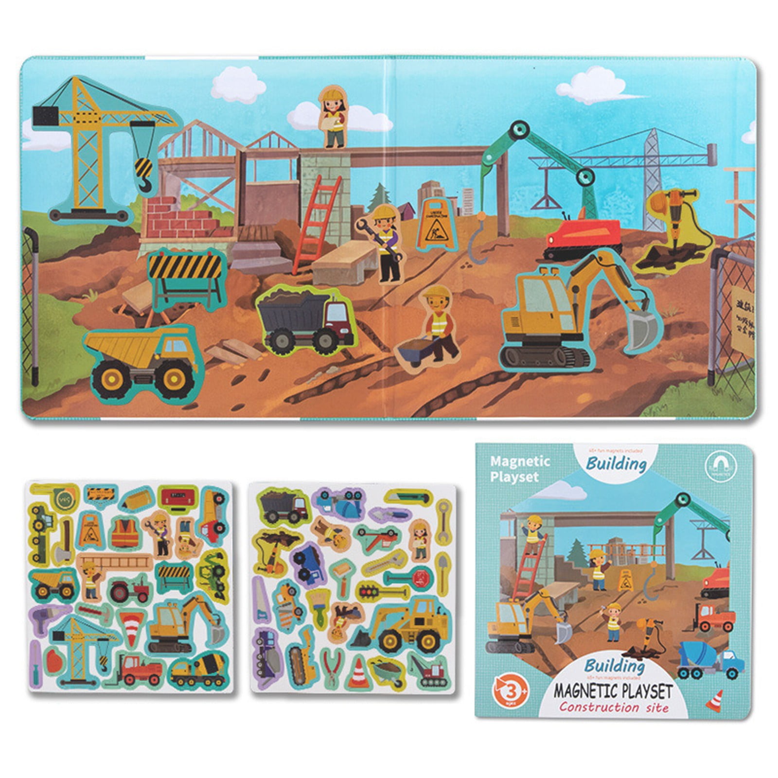 Click here for Jindong Construction Fridge Magnets For Toddlers 5... prices