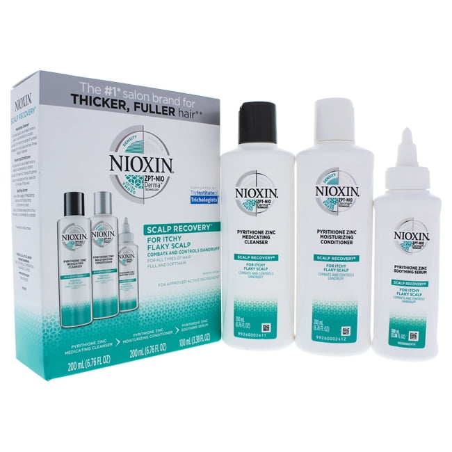 Scalp Recovery Kit by Nioxin for Unisex - 3 x 6.8 oz Cleanser ...