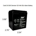 Casil CA1240 Genuine 12V 4Ah Power SLA Alarm Battery - Walmart.com