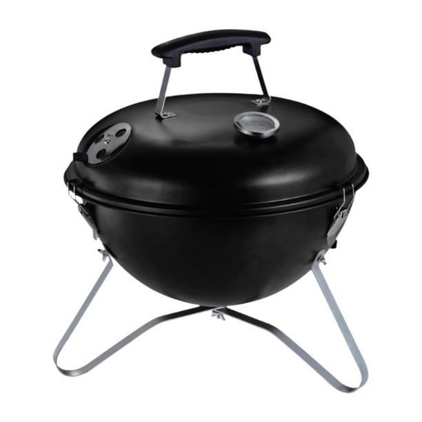Ximing 14 Inch Kettle Charcoal BBQ Grill with Thermometer, Outdoor Charcoal Grill with Lid for ...