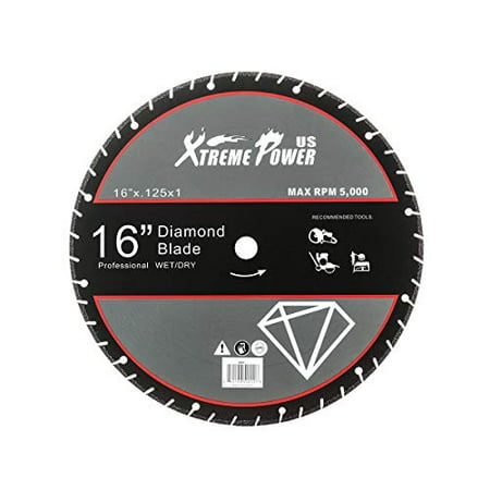 XtremepowerUS Multi-Purpose 16" inch Diamond Blade Metal Steel Iron Cut ...