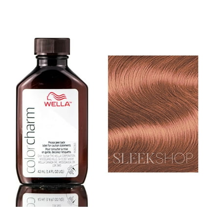 7WV - Nutmeg , Wella Color Charm LIQUID Permanent Hair color, 100% Gray ...