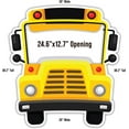 VictoryStore School Bus Photo Booth Frame, 35x38 Inch Selfie Prop ...