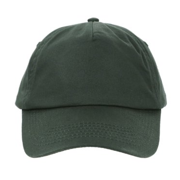 Solid Curved Brim Fitted Baseball Cap - Walmart.com