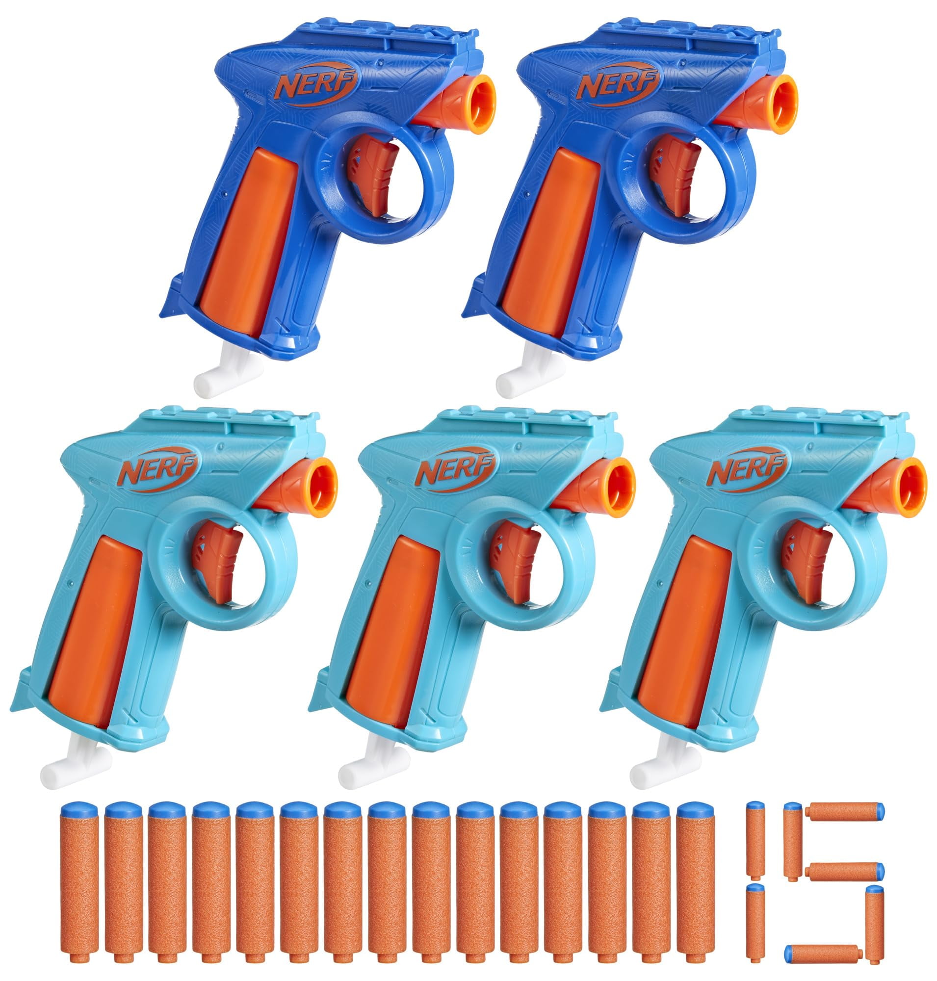 Nerf N Series Party Pack, Includes 5 N Series Flex Blasters, 15 N1 Darts Compatible Only N ...