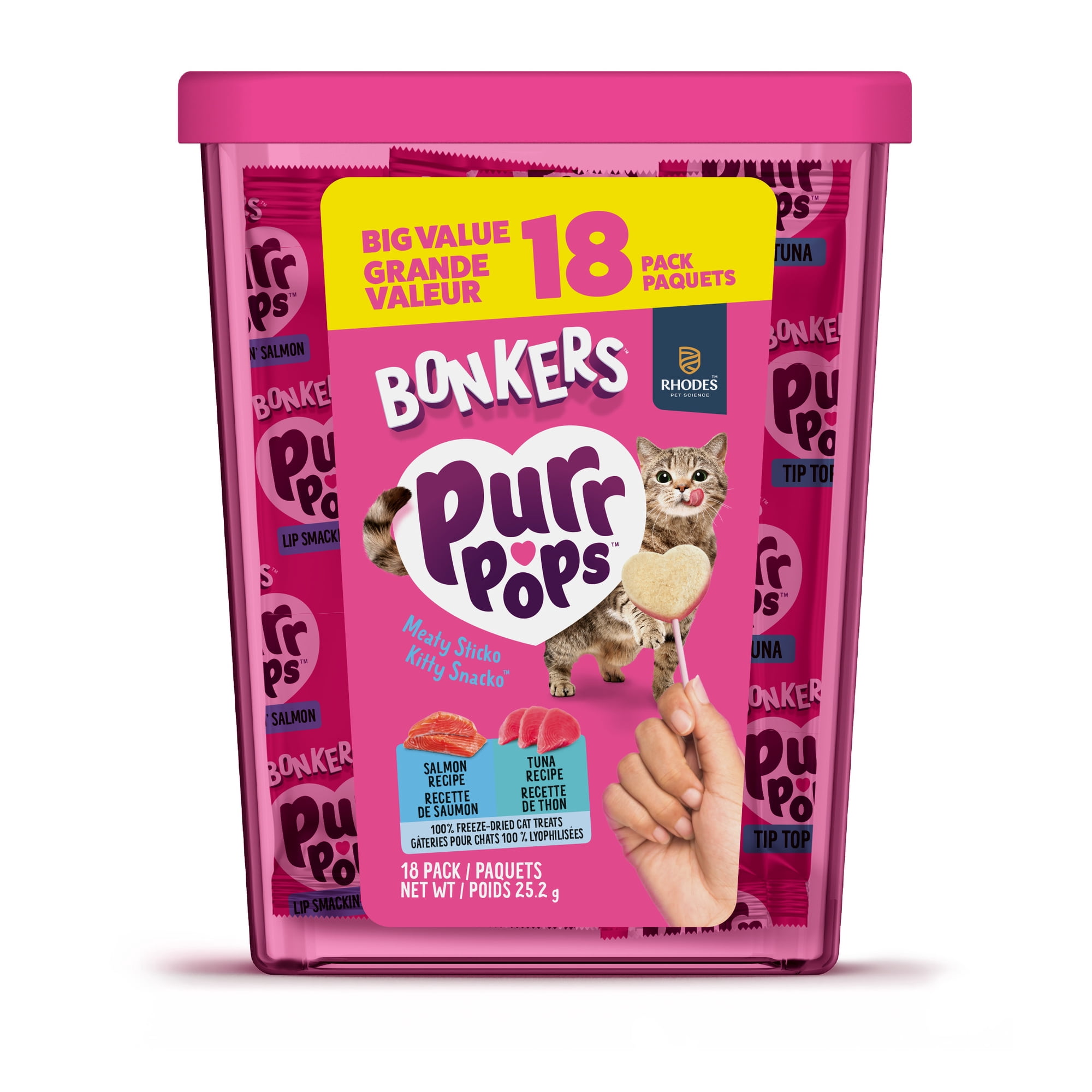 Click here for Bonkers Purrpops Freeze-Dried Tuna & Salmon Flavor... prices