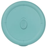 Pyrex 8202-VPC Round Turquoise Plastic Vented Replacement Lid Cover (2 ...