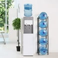 5 Gal Water Bottle Holder 5 Tier Water Cooler Jug Rack Shelf Organizer ...