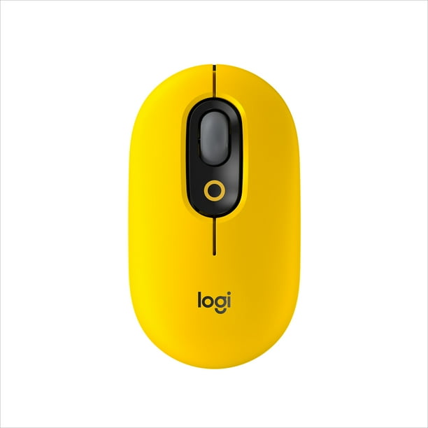 Logitech POP Silent USB Type A Wireless Bluetooth Mouse, Blast Yellow ...