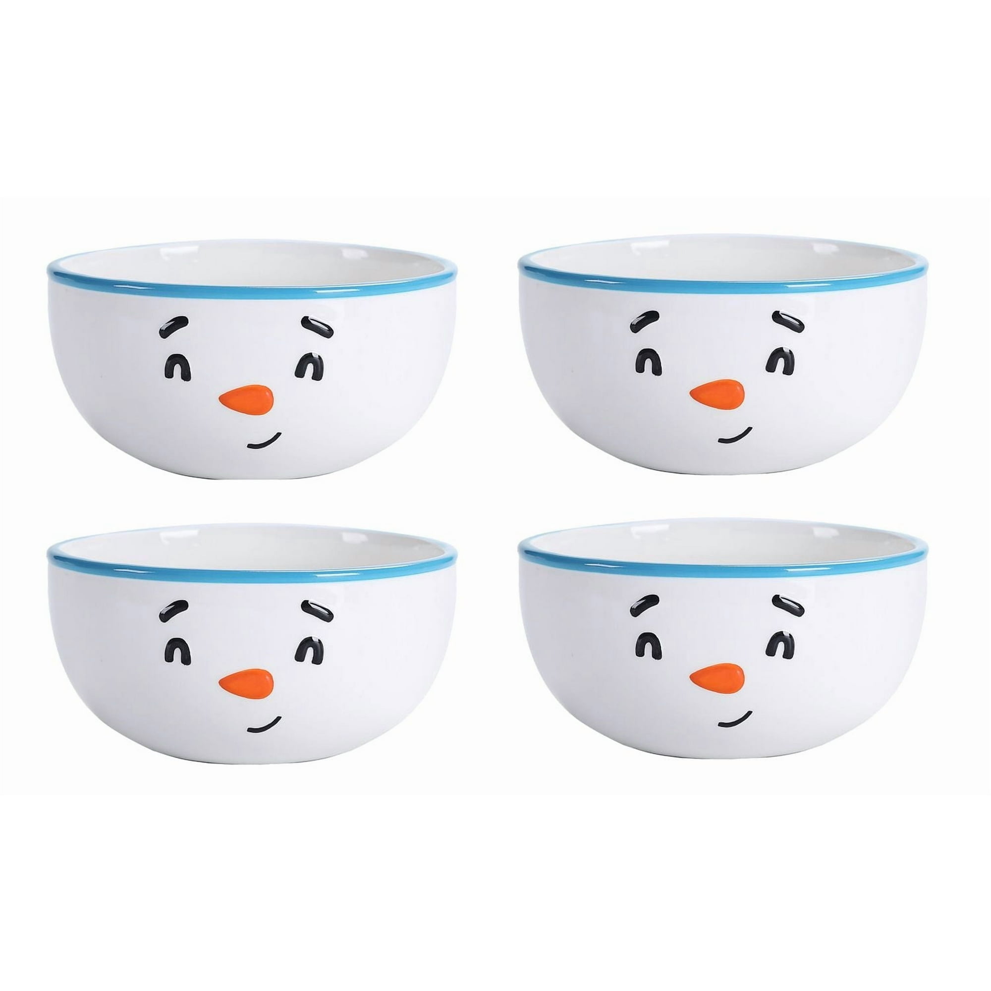 Click here for Holiday Time Snowman Bowl  4-Piece prices