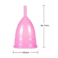 XIRQI Multicolor Soft Menstrual Cup Silicone Feminine Hygiene Period ...
