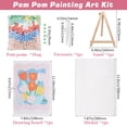 1Set DIY Soft Balls Painting Kit for Children with Pompom & Wood ...