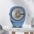 LMEEOR Desk Fan, 2024 Portable Soft and Cute Desktop Desktop Two Speed ...