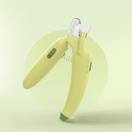 QINXIN Banana Shape Pet Nail Clipper Scissors Professional Cat Dog Nail ...