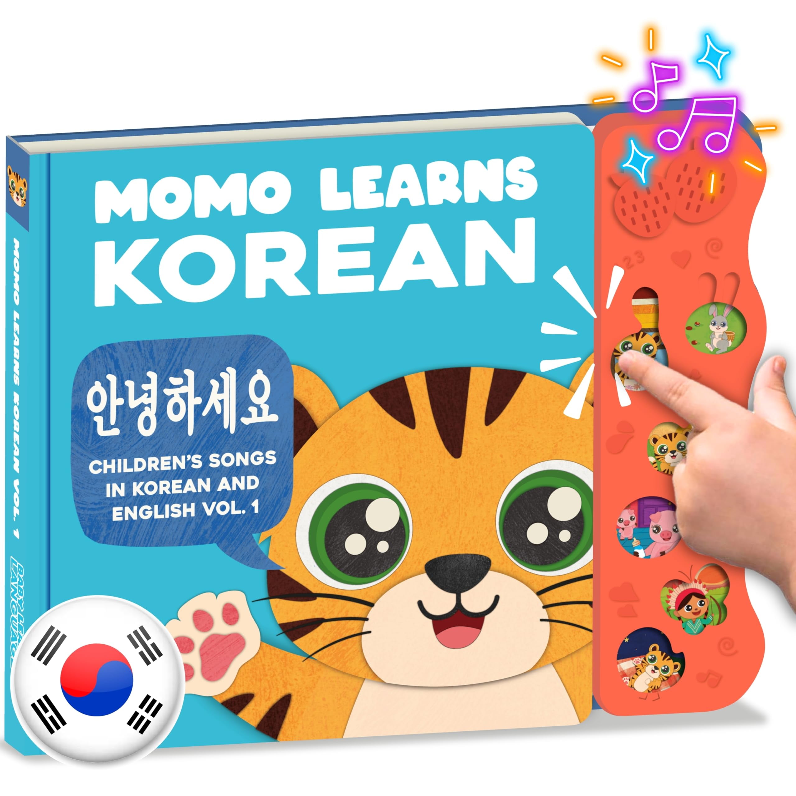 Libro coreano bilingüe para bebés Momo aprende coreano, vol. 1 | Bodega ...