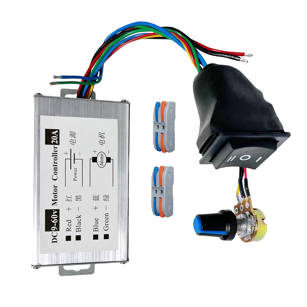 Controlador Velocidad Del Regulador PWM Monitor 20A 1200W | Walmart en ...