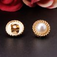 10Pcs DIY Faux Pearl Plastic Shank Buttons Sewing Wedding Crafts ...