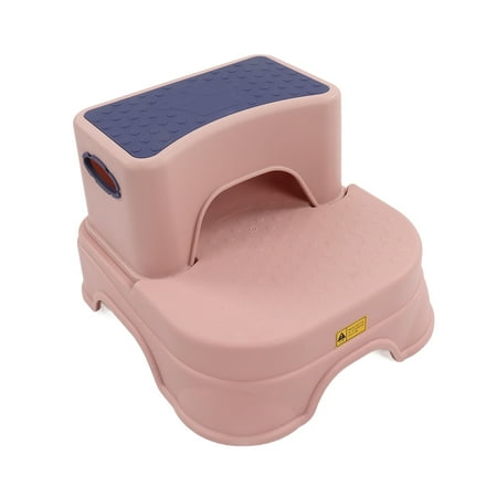 2 Step Stool, Kids Step Stool Rounded Corners Anti Rollover Design ...