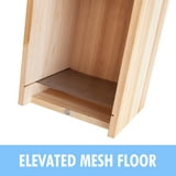 Cartman Unique Outdoor Birdhouse, Cedar Wood Blue Bird Box House with ...