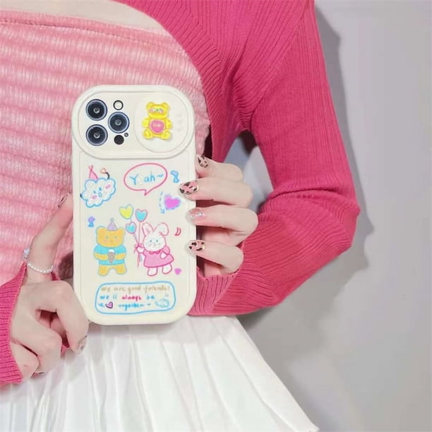 Funda protectora para lente de cámara con dibujos animados 3D Duck ...