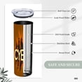 20 oz Stainless Steel Insulated Tumbler - Futuristic Cyber Design with ...