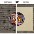 Fire Pit Mat 40" Wood Stove Under Grill Mat (940°F Safety) for Deck BBQ ...