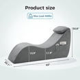 Yoga Chairs for Adults, Ergonomic Chaise Lounge Chair Indoor with Side ...