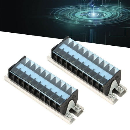 Dual Row Terminal Block,660V 15A Dual Rows Wire Terminal Block Rail ...
