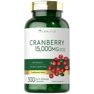Nature Made Super Strength Cranberry 450mg Extract Capsules, Urinary ...