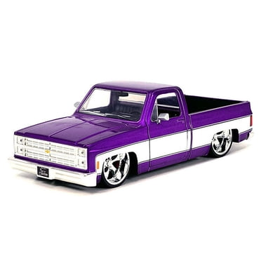 1985 Chevrolet C10 Pickup Truck Red with Flames "Just Trucks" Series 1/ ...