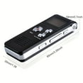 Rechargeable Digital Voice Recorder Multifunctional Rechargeable 8GB ...