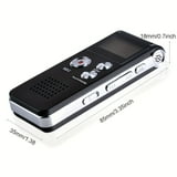 Rechargeable Digital Voice Recorder Multifunctional Rechargeable 8GB ...
