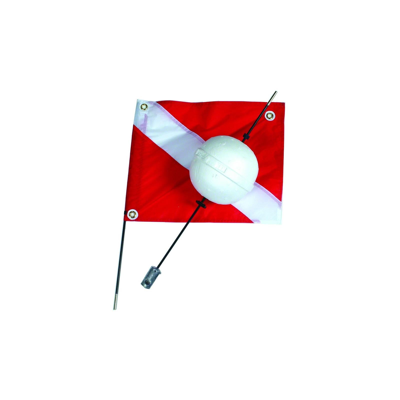 Marine Sports Flag/Float Combo 2PC W/Round Ball Float 2 Piece , 4668 ...