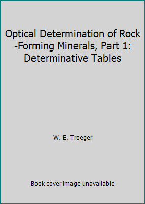 Pre-Owned Optical Determination of Rock-Forming Minerals, Part 1 ...
