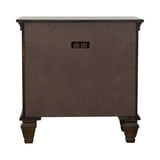 Coaster 200972-CO 2 Drawer Nightstand, Burnished Oak - Walmart.com